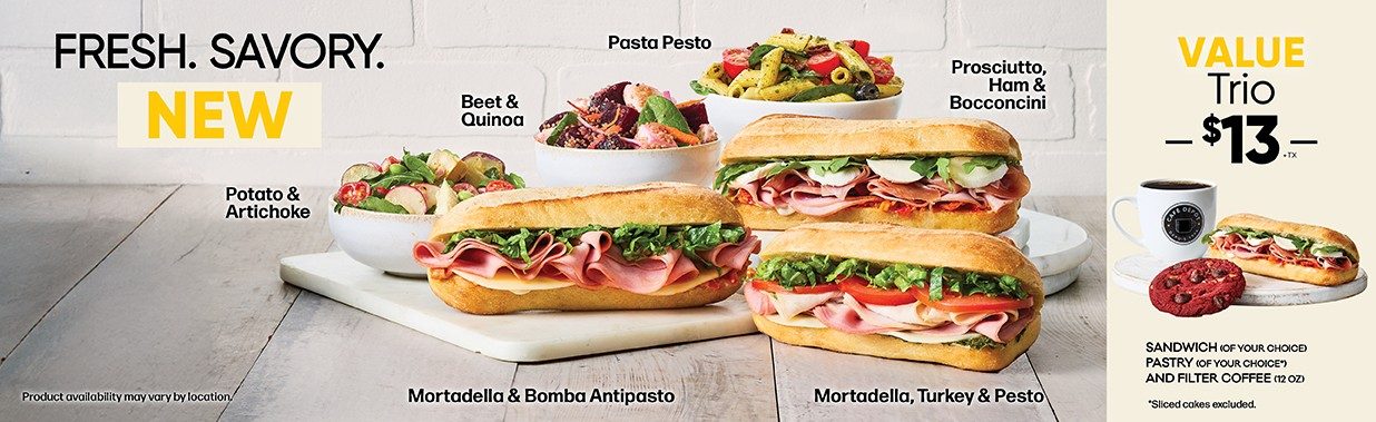 Menu | Café Dépôt